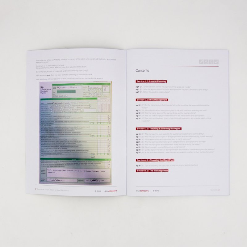 Paper Standards Check Marking Sheet Explained - driveJohnson's